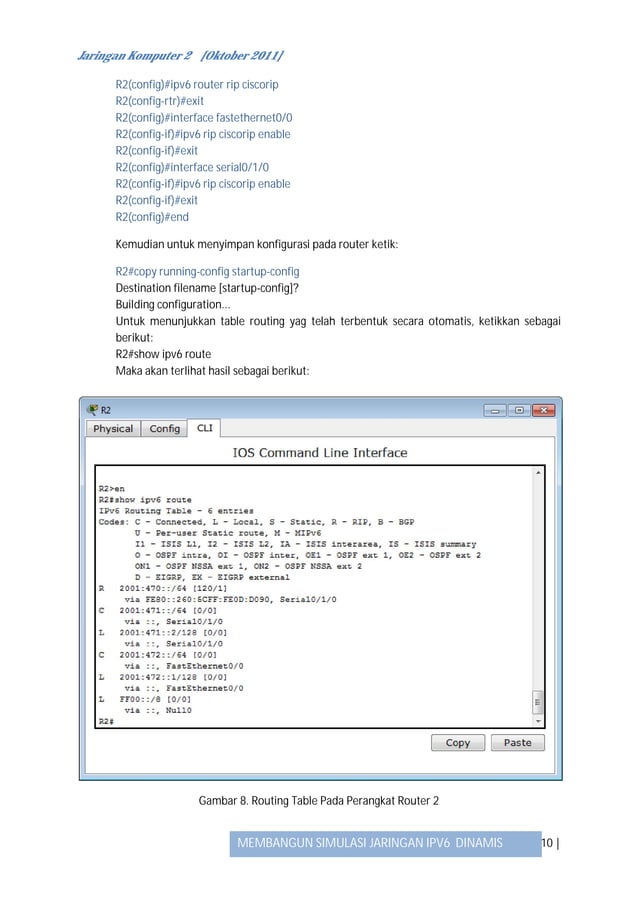 Tutorial jaringan i pv6 | PDF
