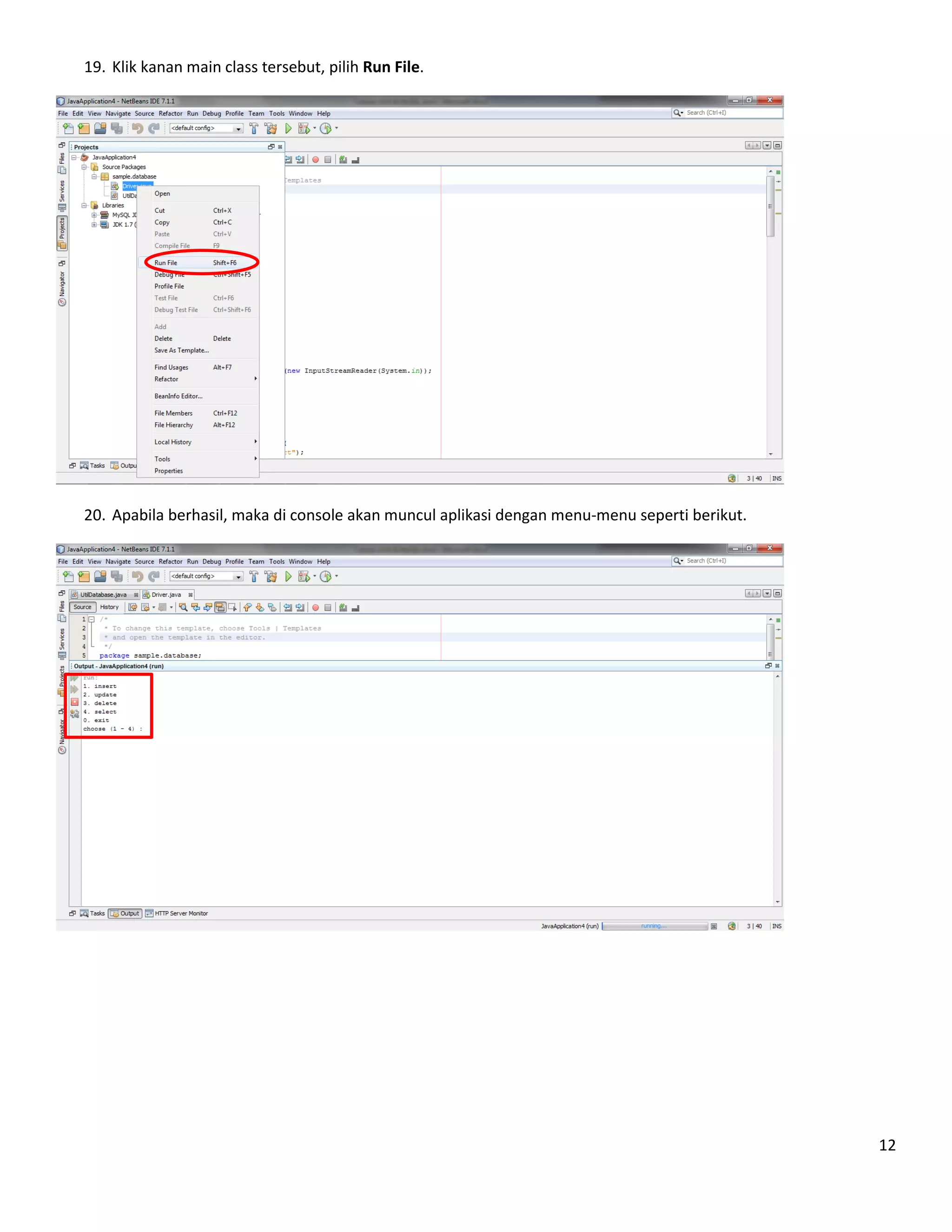 Tutorial java & mysql | PDF
