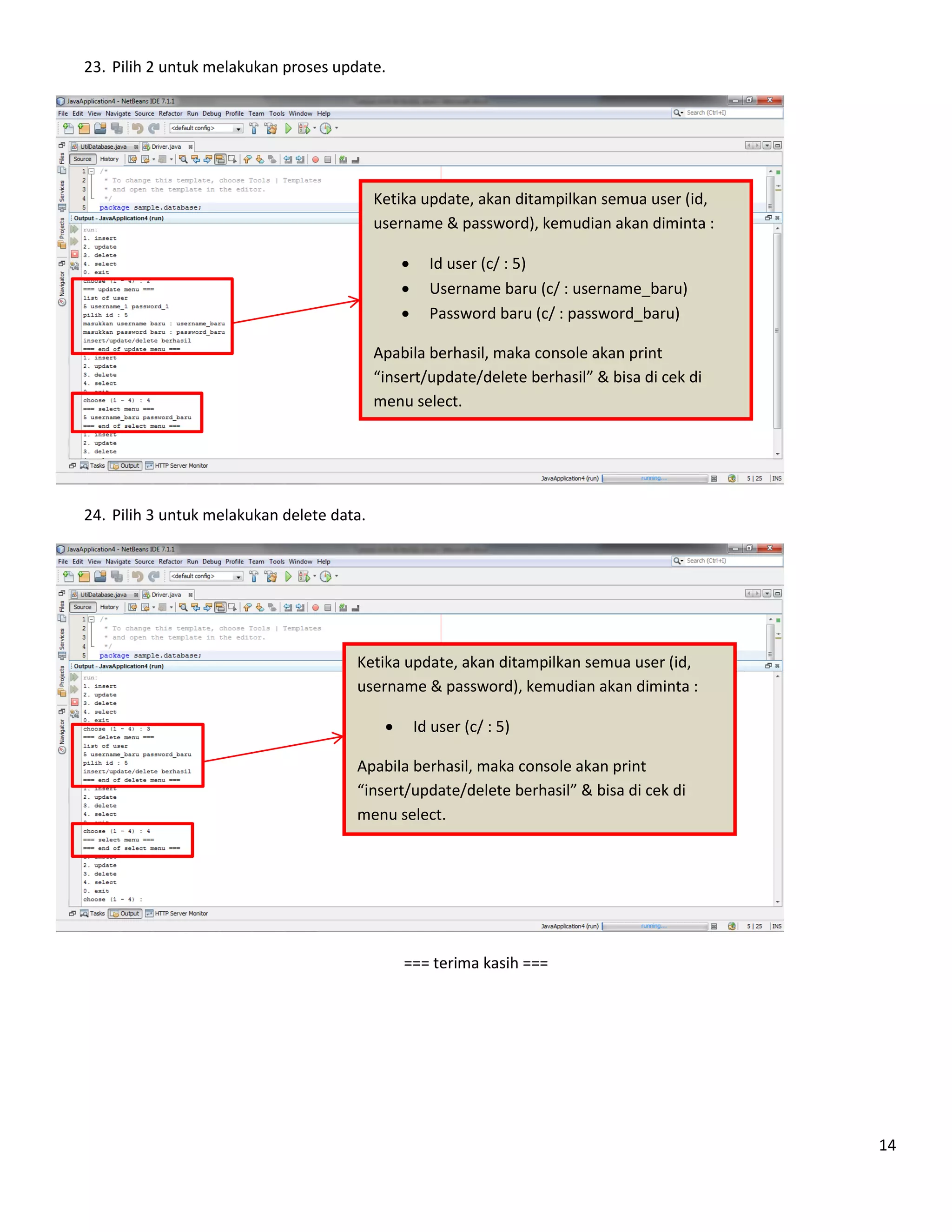 Tutorial java & mysql | PDF