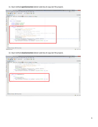 Tutorial java & mysql | PDF