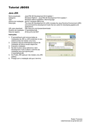 Tutorial j boss | PDF