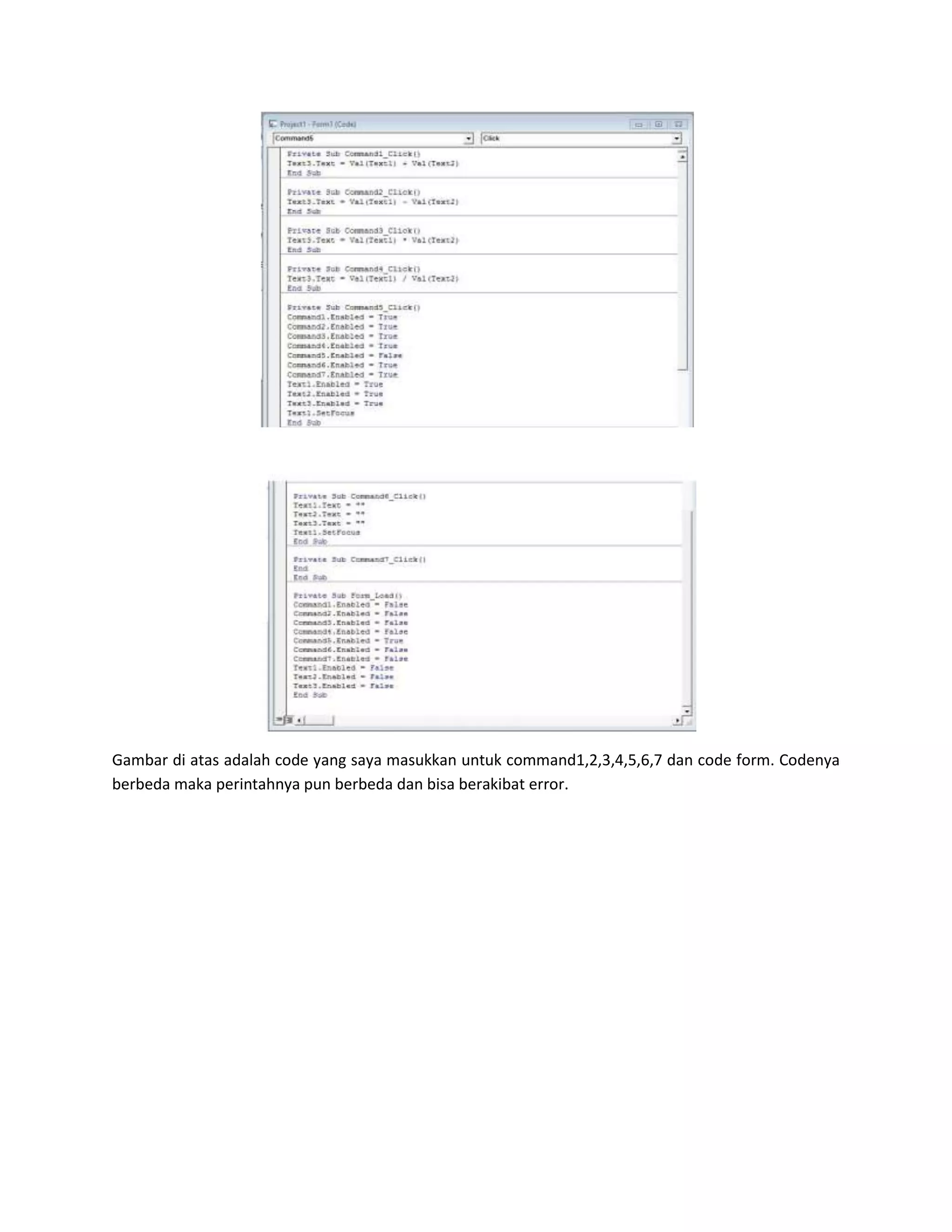Tutorial kalkulator sederhana | DOCX