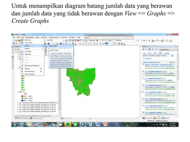 Tutorial klasifikasi awan dan idw menggunakan arc gis | PDF