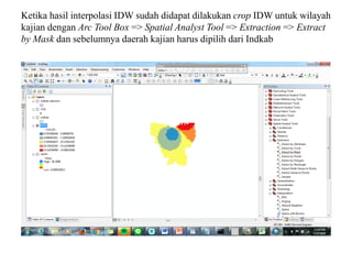 Tutorial klasifikasi awan dan idw menggunakan arc gis | PDF