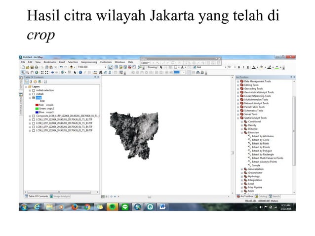 Tutorial klasifikasi awan dan idw menggunakan arc gis | PDF
