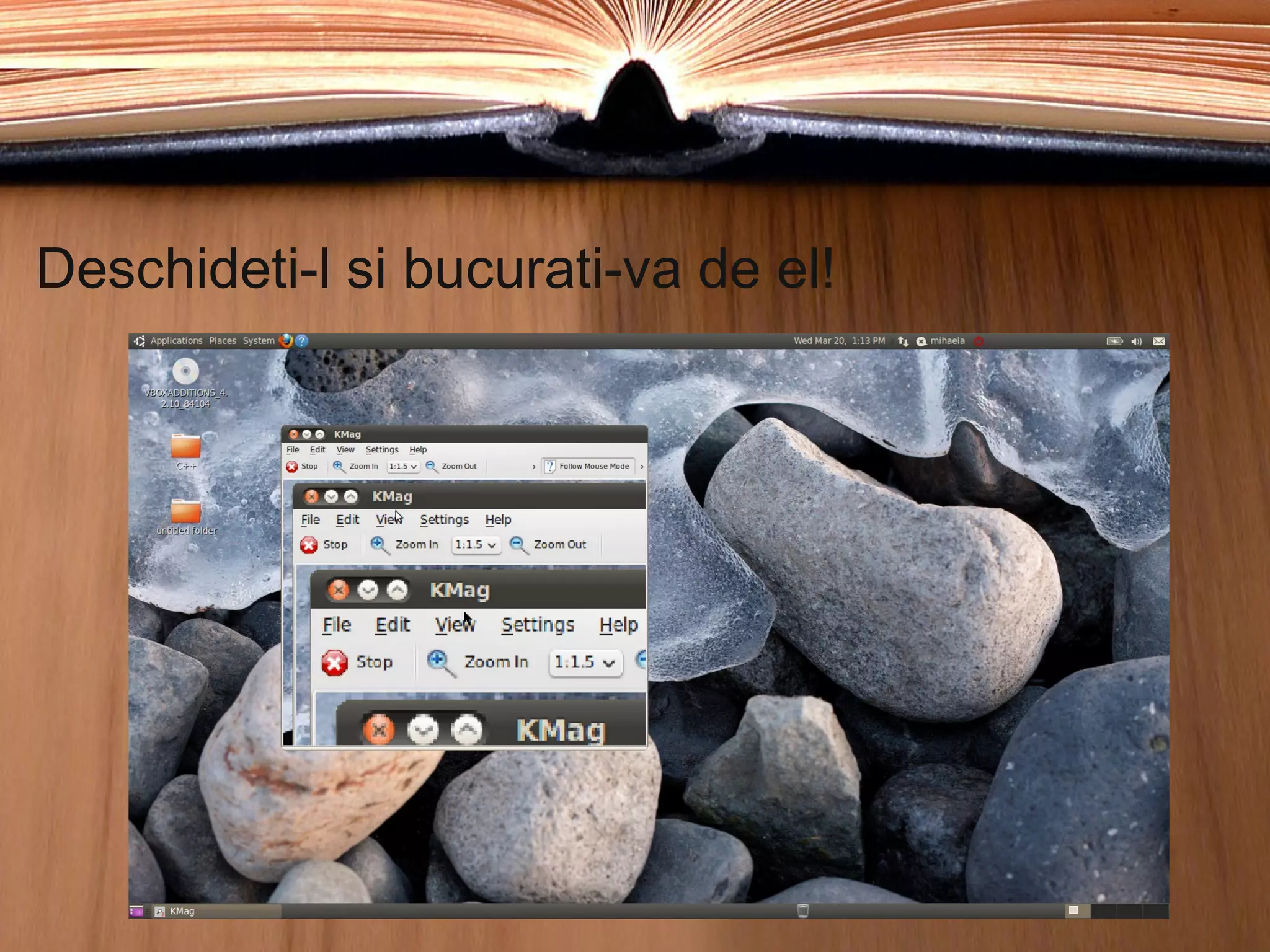 Tutorial kmagnifier | PPT