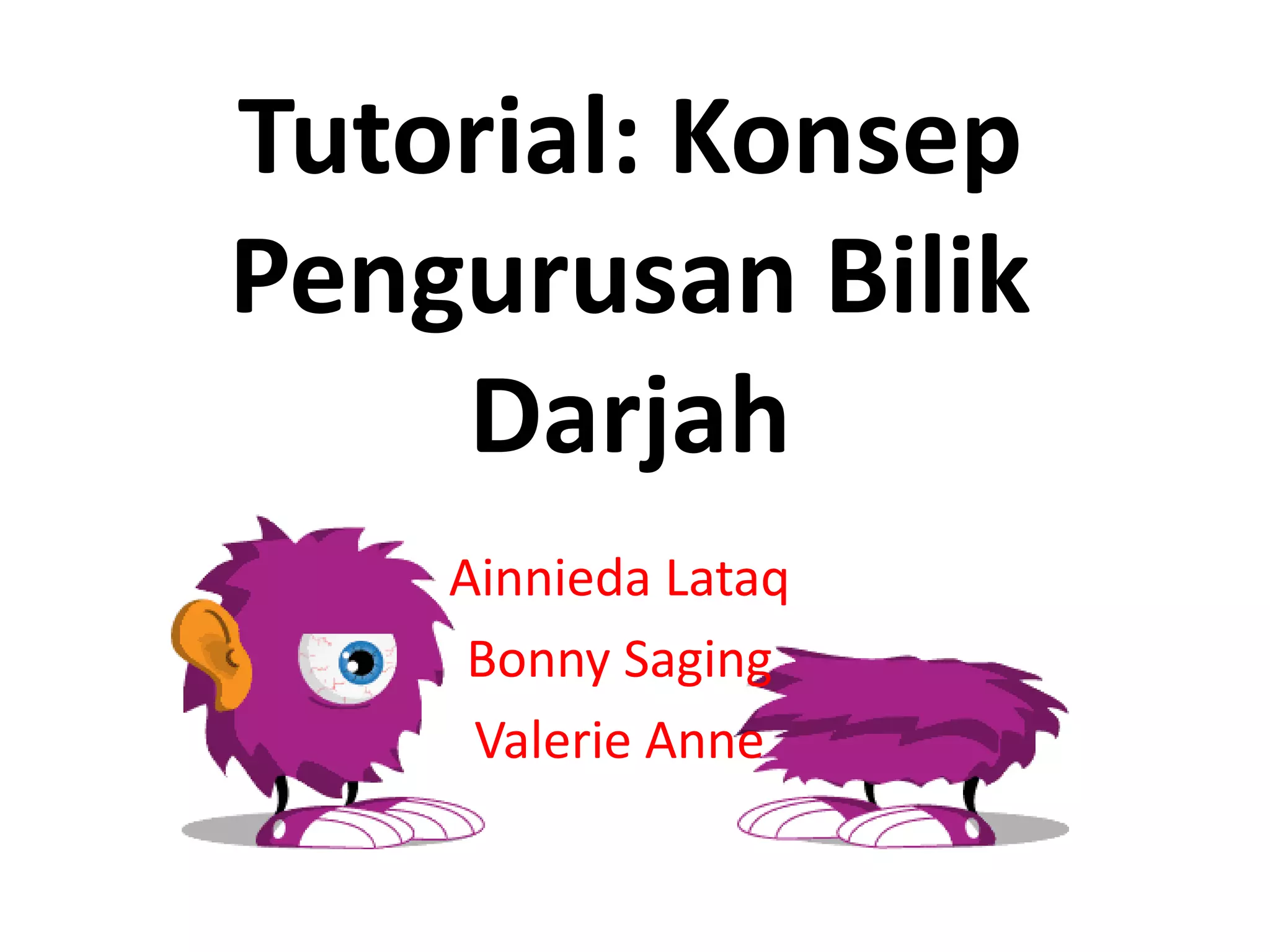Tutorial konsep pengurusan | PPTX