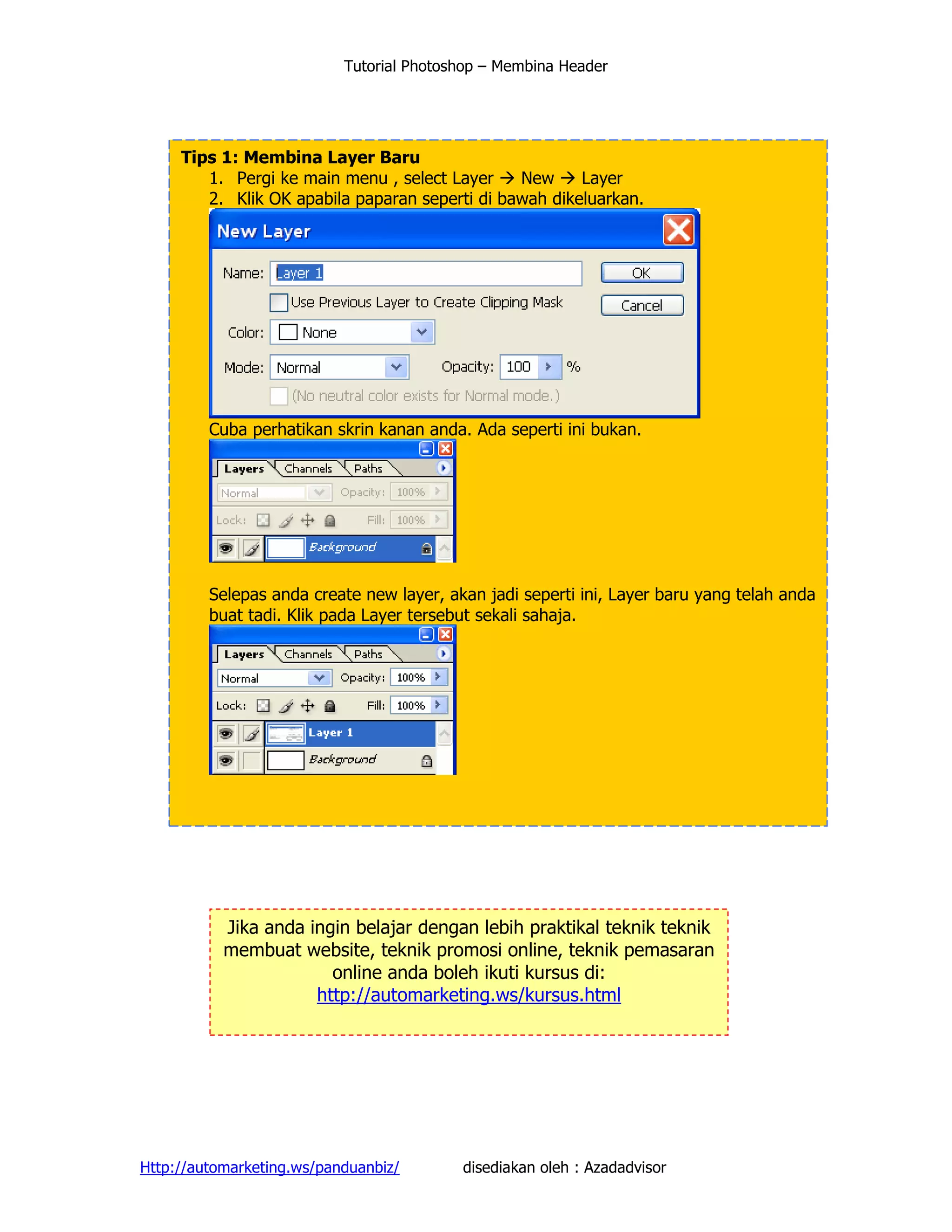 Tutorial lengkap asas photoshop cs | PDF