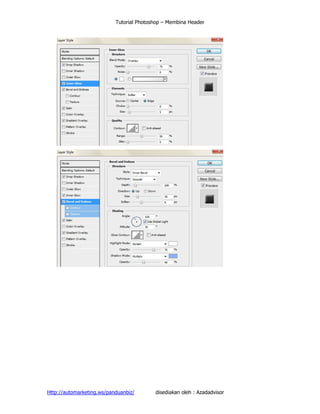Tutorial lengkap asas photoshop cs | PDF