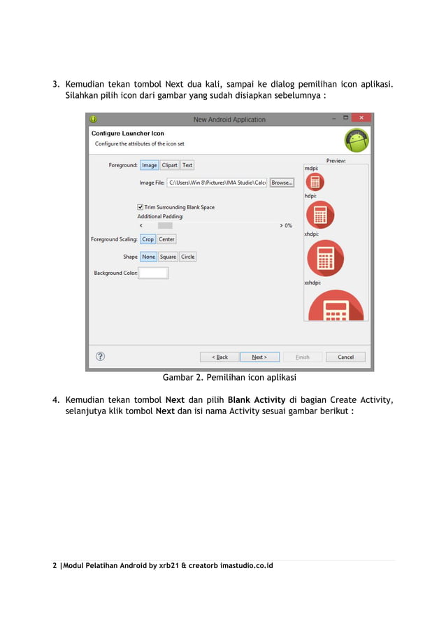 Tutorial Lengkap Cara Membuat Aplikasi Android Sederhana | PDF