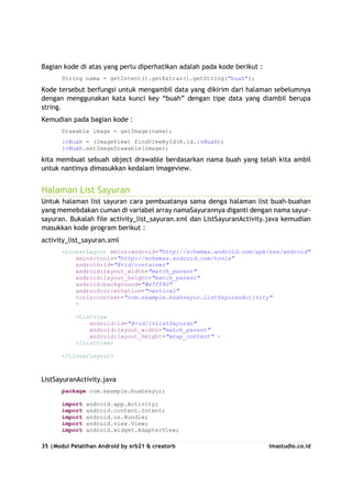 Tutorial Lengkap Cara Membuat Aplikasi Android Sederhana | PDF