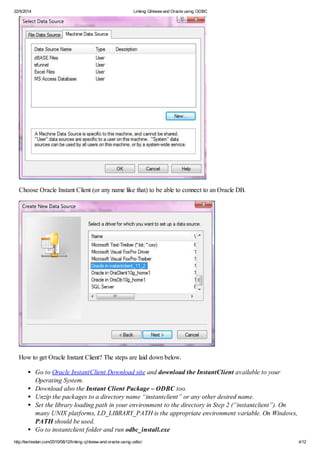 Tutorial ligar qlik_view_oracle | PDF