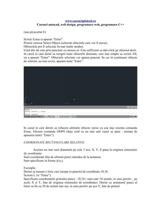 Tutorial (manual) autocad partea 1 | PDF