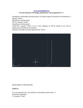 Tutorial (manual) autocad partea 1 | PDF