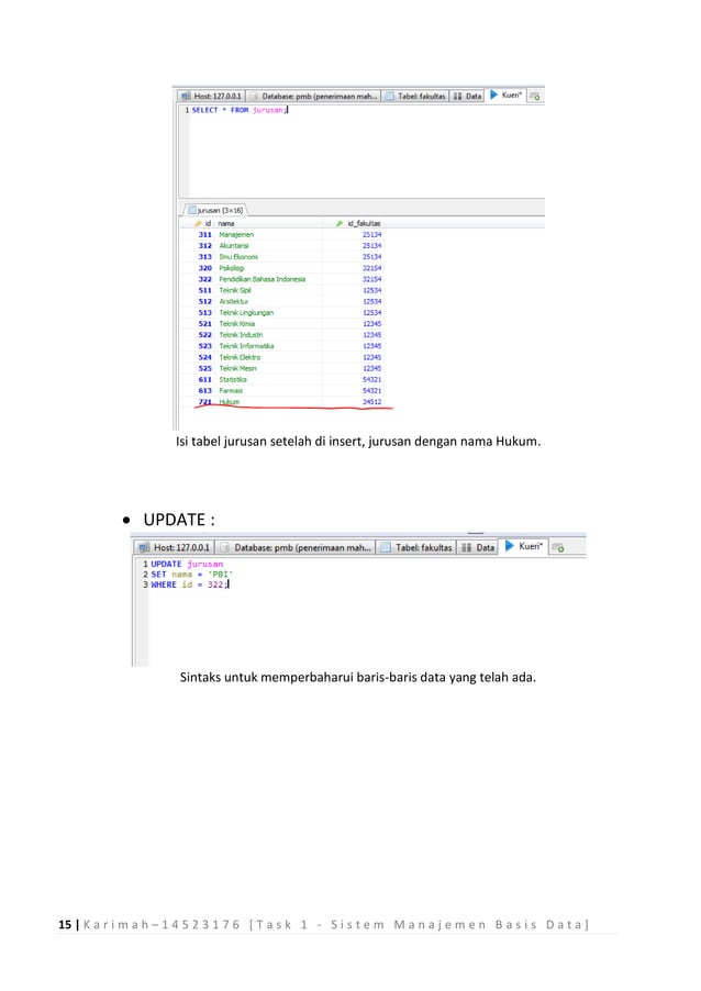 Install MariaDB pada WINDOWS, Konfigurasi, DDL, dan DML | PDF