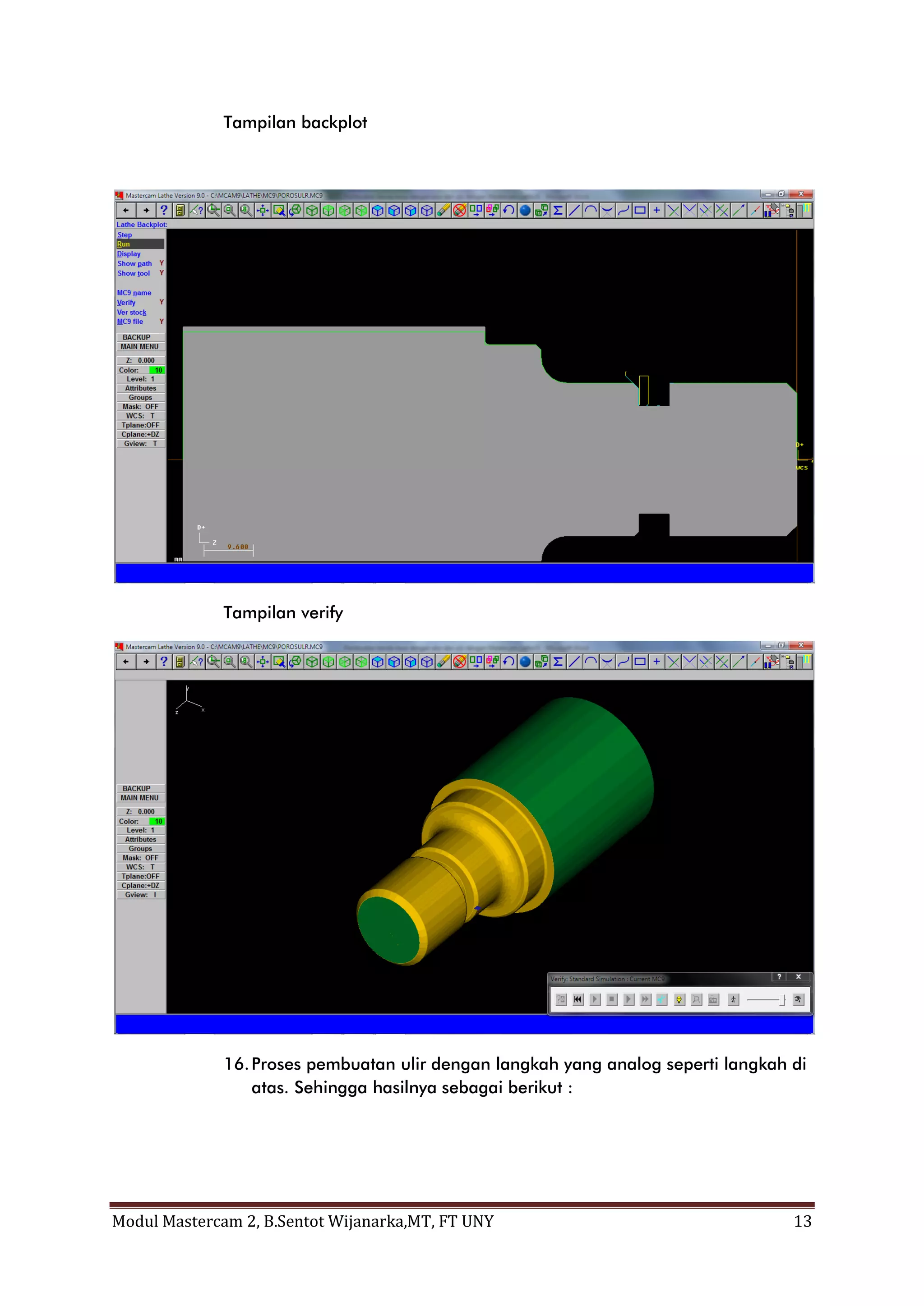 Tutorial mastercam lathe groove and thread1 | PDF