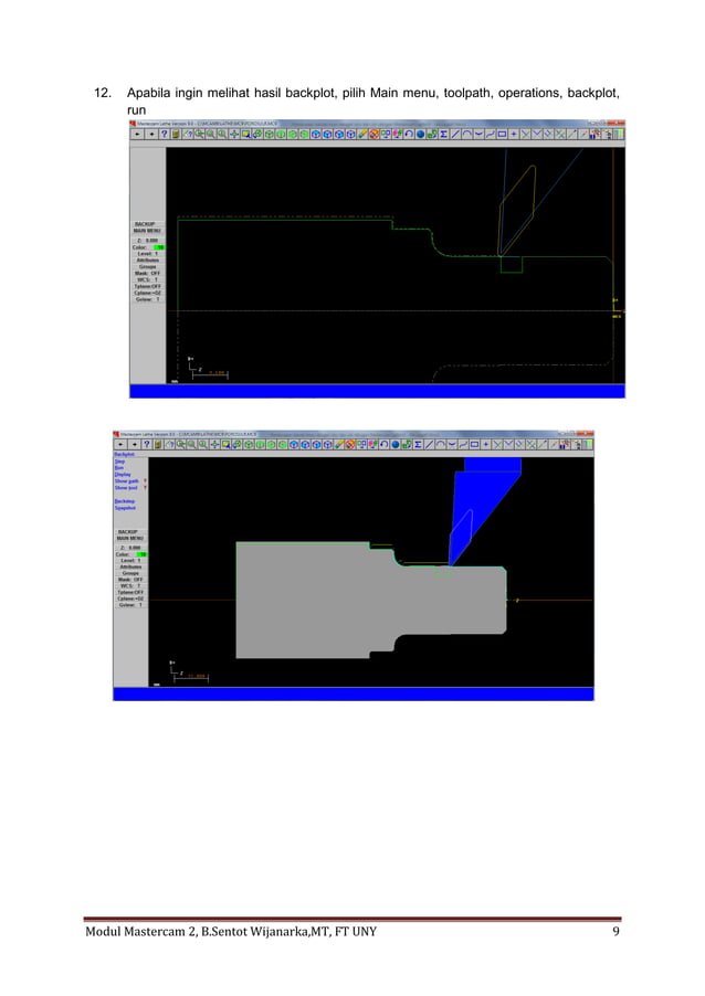 Tutorial mastercam lathe groove and thread1 | PDF