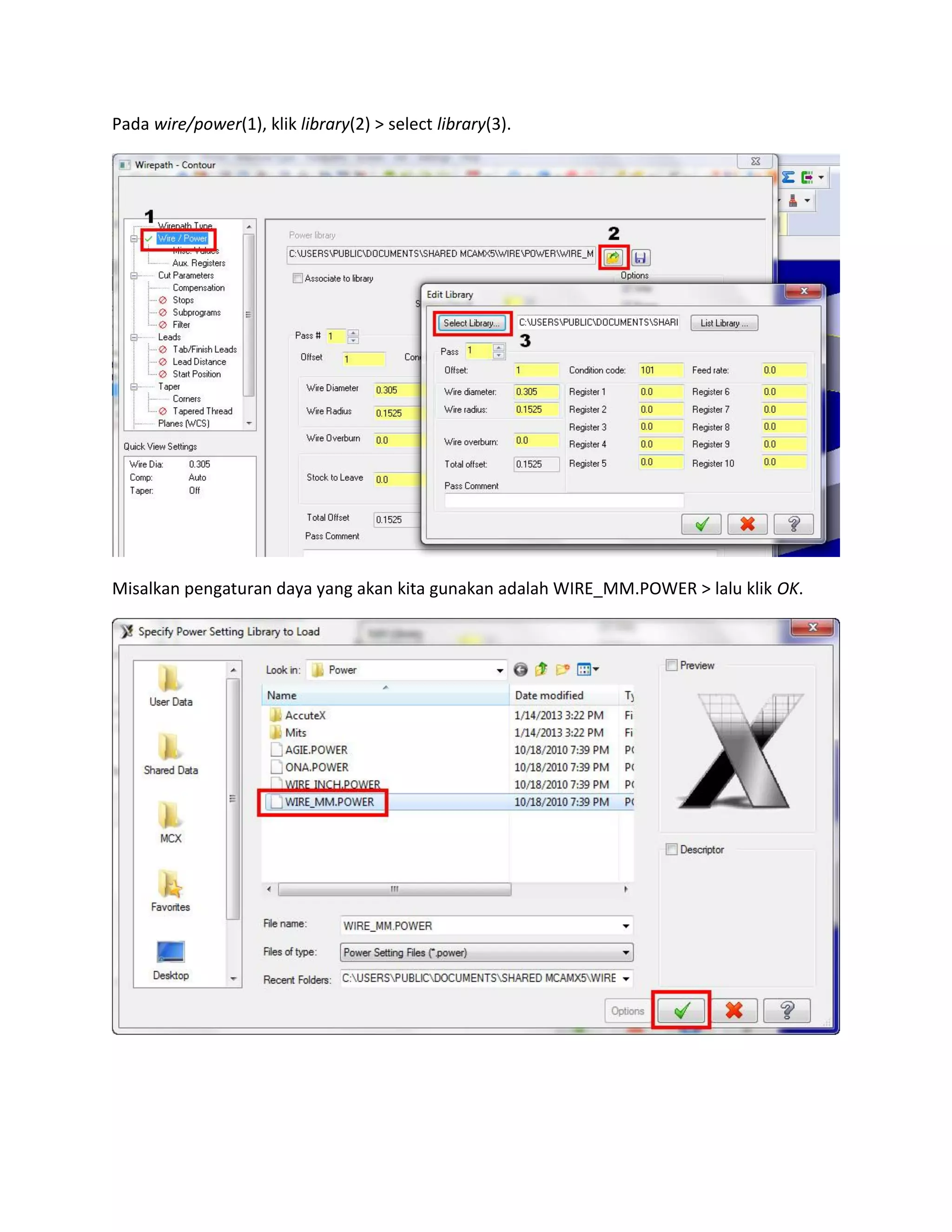 Tutorial mastercam x wire | PDF