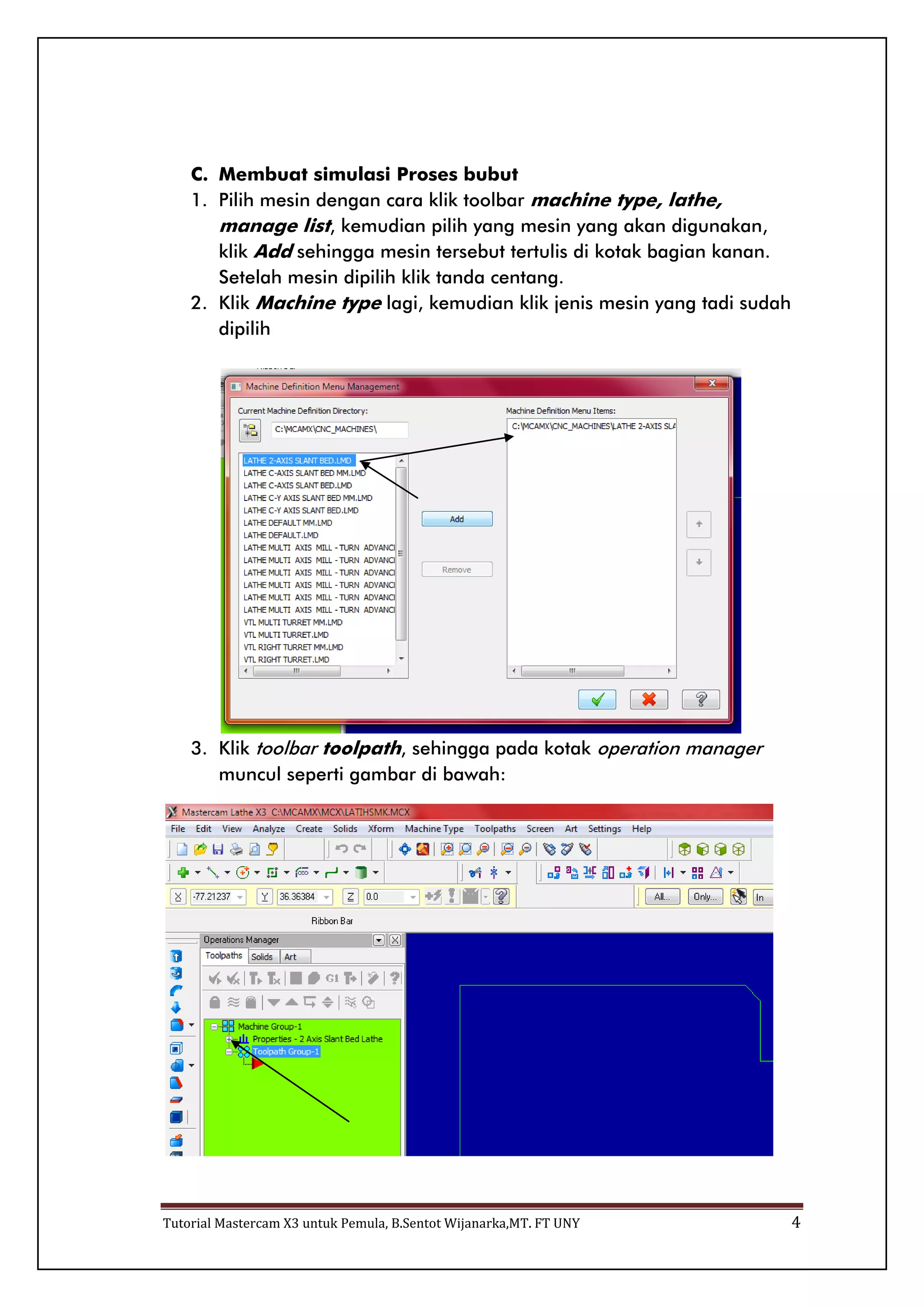 Tutorial master cam x3 for beginers | PDF