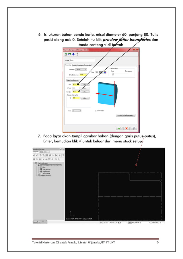 Tutorial master cam x3 for beginers | PDF