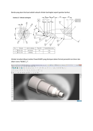Tutorial mastercam x ; bubut cnc | PDF