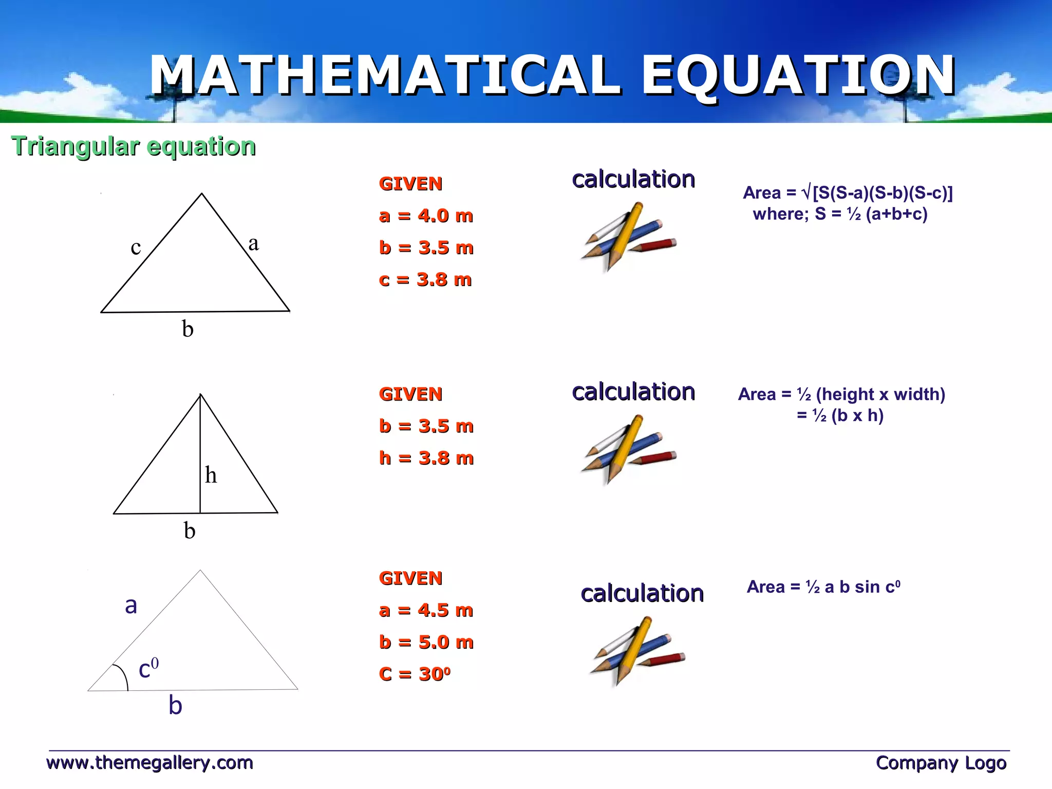 Tutorial mathematical equation | PPT