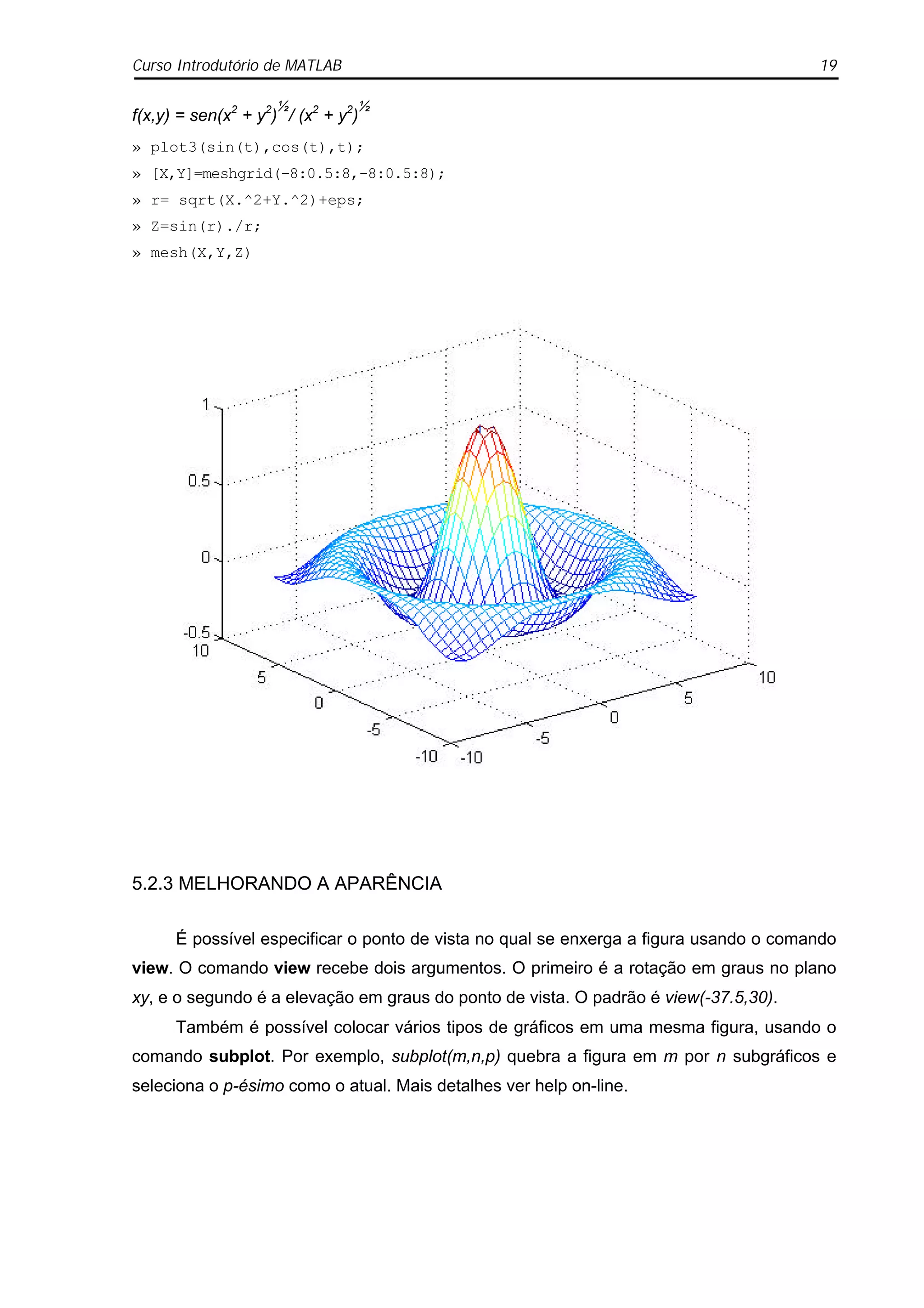 Tutorial matlab | PDF