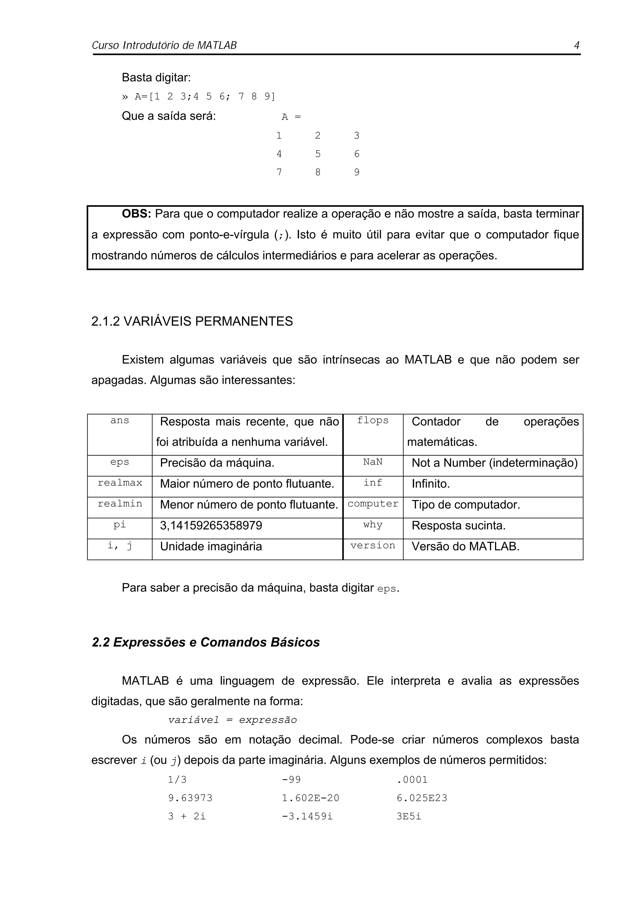 Tutorial matlab | PDF