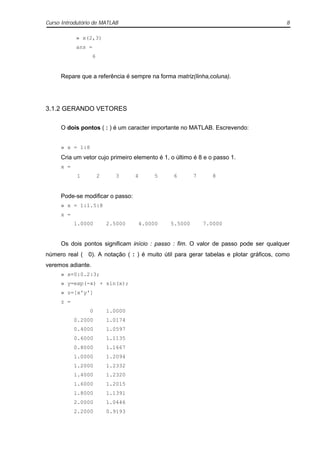 Tutorial matlab | PDF