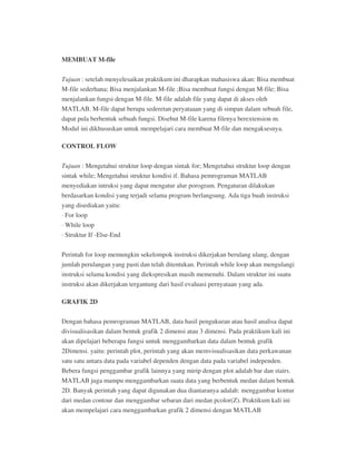 Matlab Tutorial | PDF