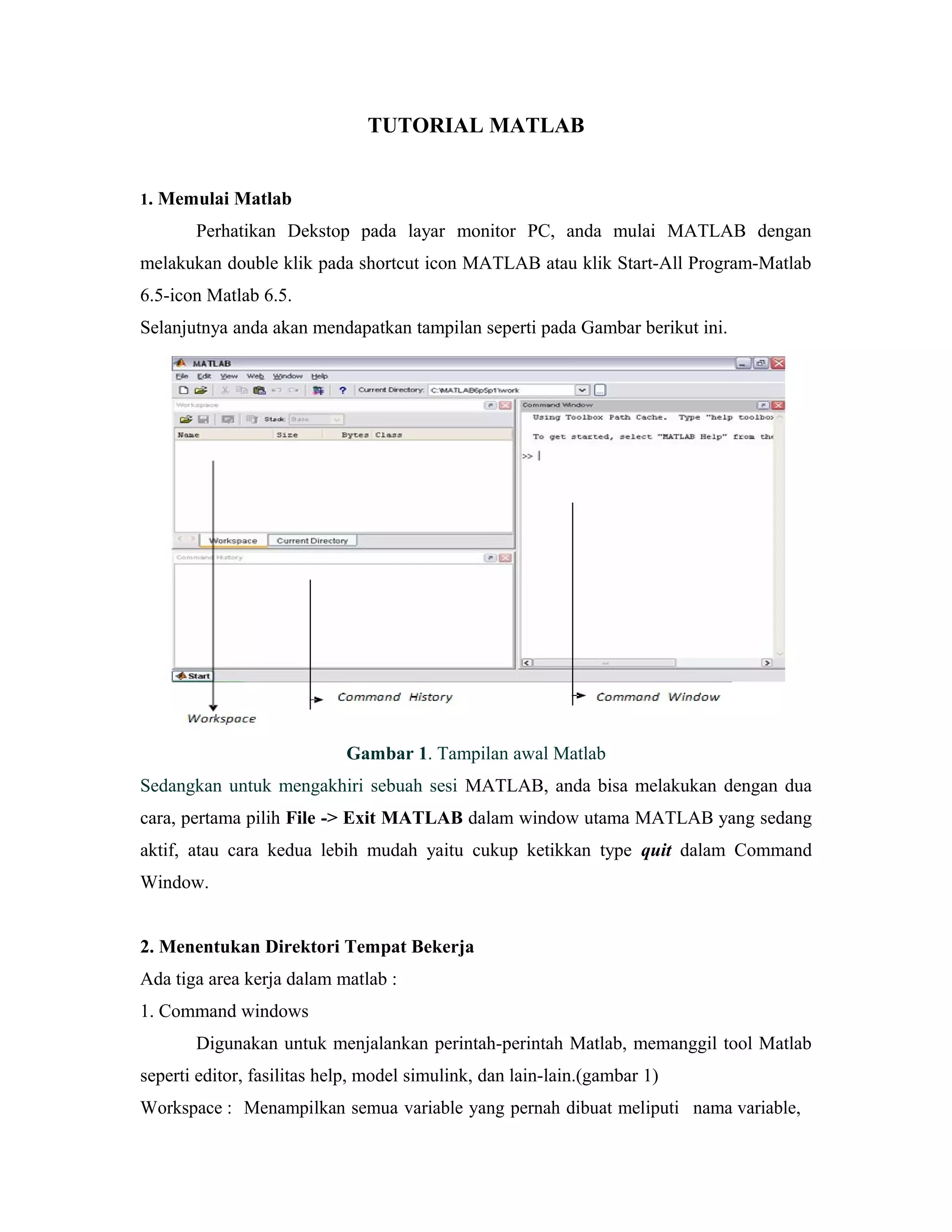 Tutorial Matlab | DOC