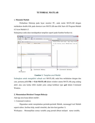 Tutorial Matlab | DOC