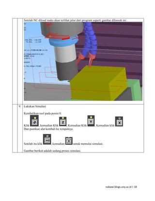 Tutorial melakukan facing pada cnc fanuc 0i m | PDF