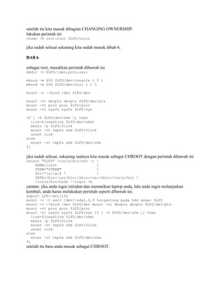 Tutorial membangun linux from scratch dari awal | PDF