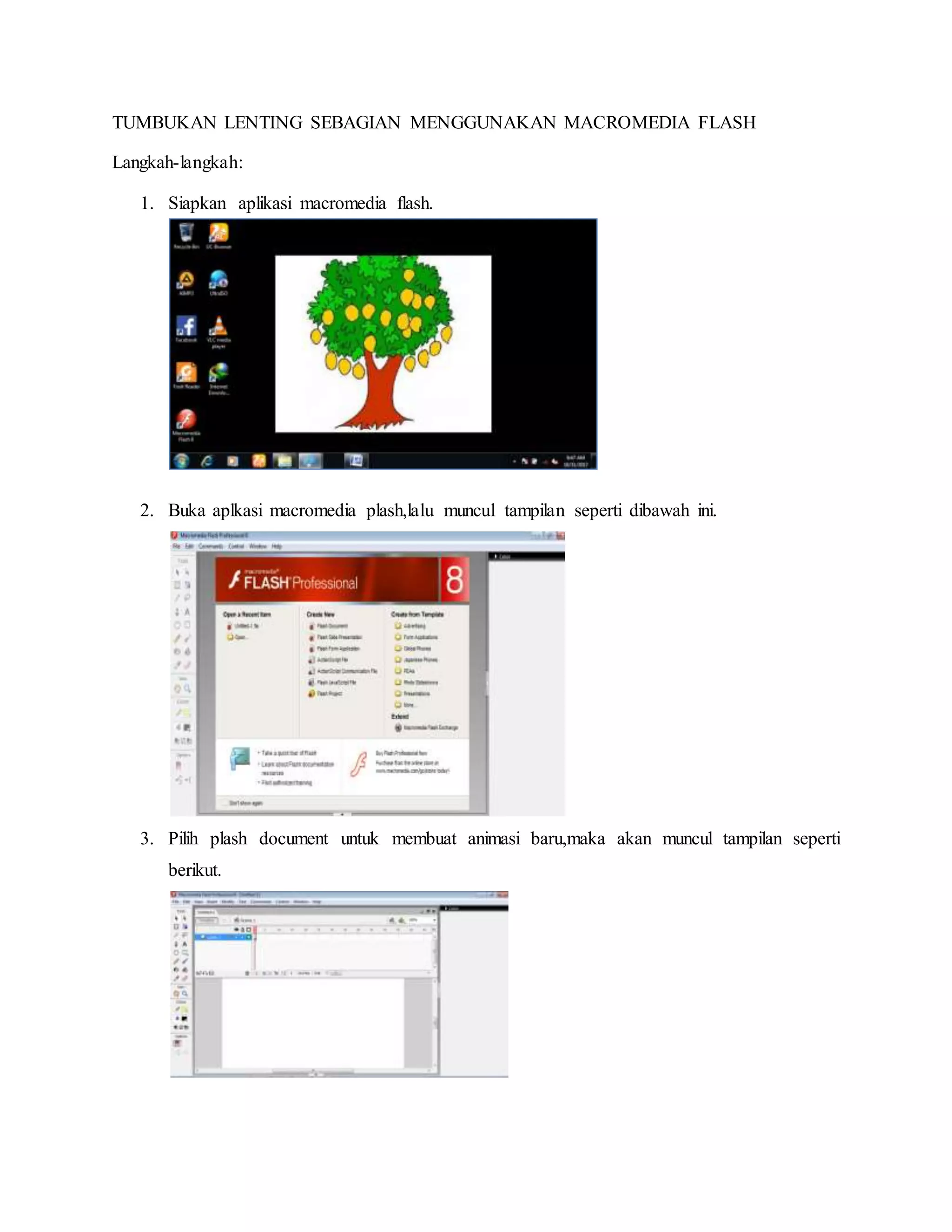 Tutorial membuat animasi tumbukan lenting sebagian | DOCX