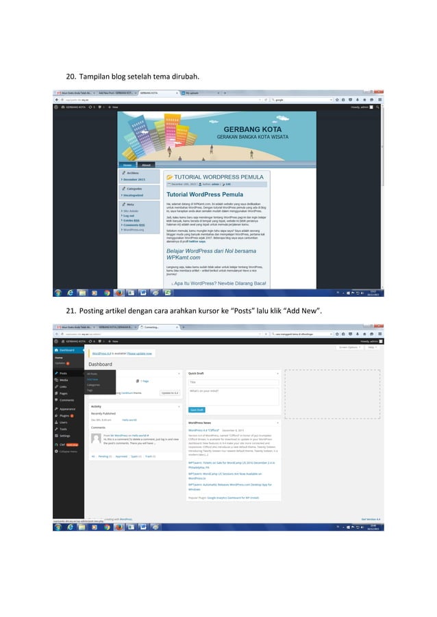 Tutorial Membuat Blog dengan Idhostinger | PDF