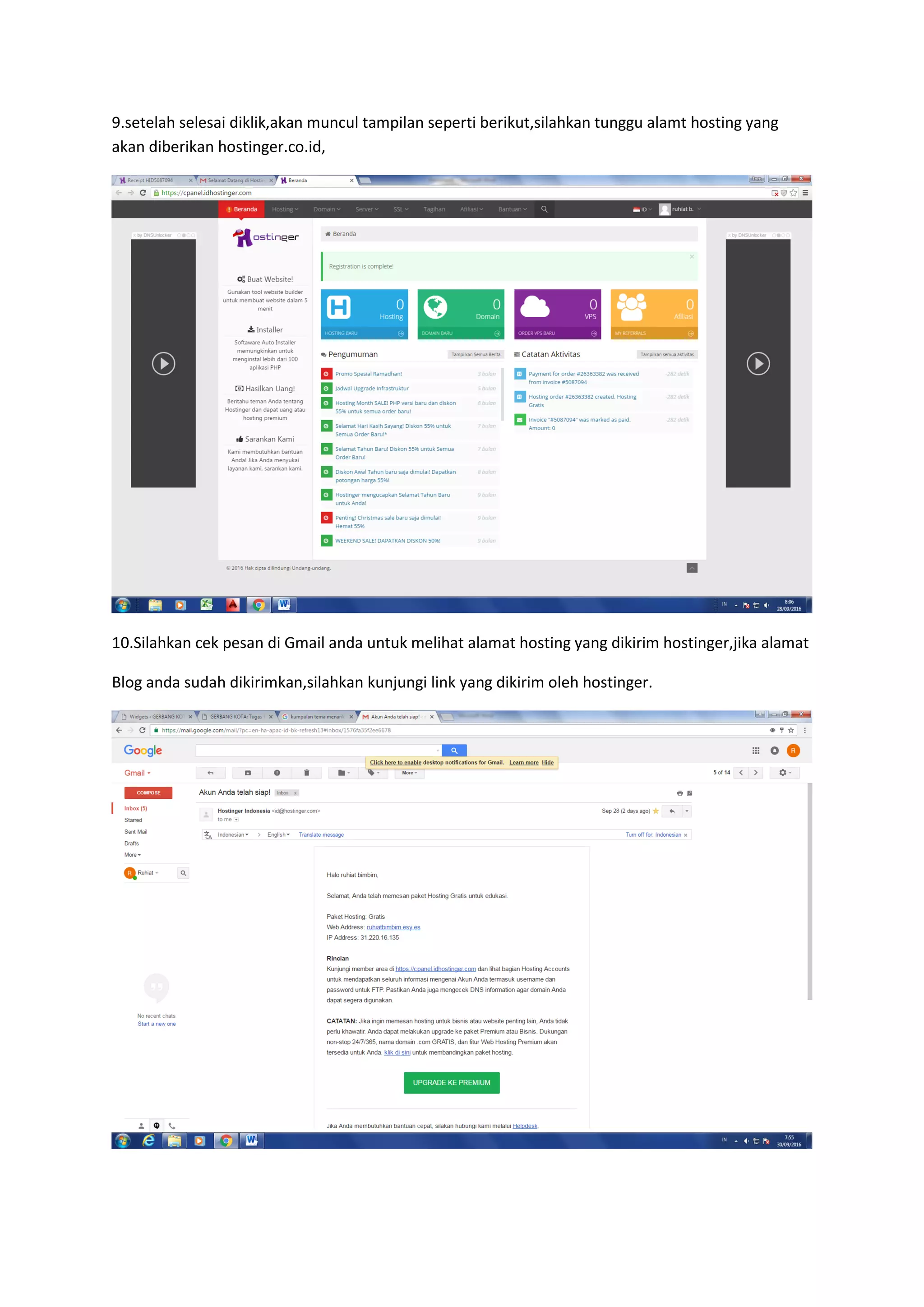 Tutorial membuat blog | PDF