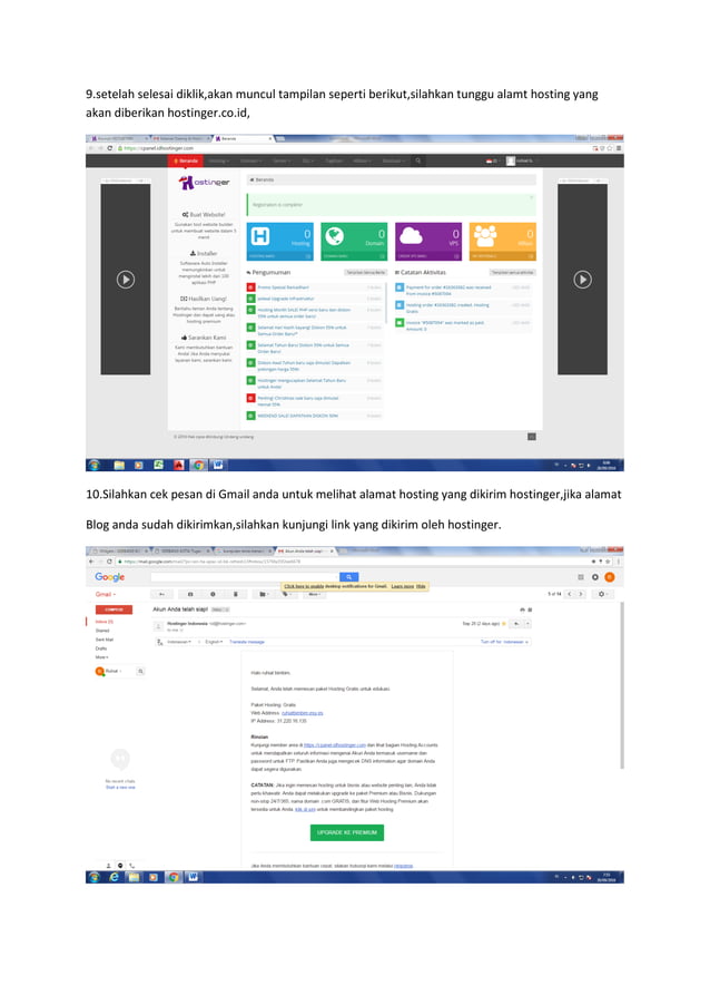 Tutorial membuat blog | PDF