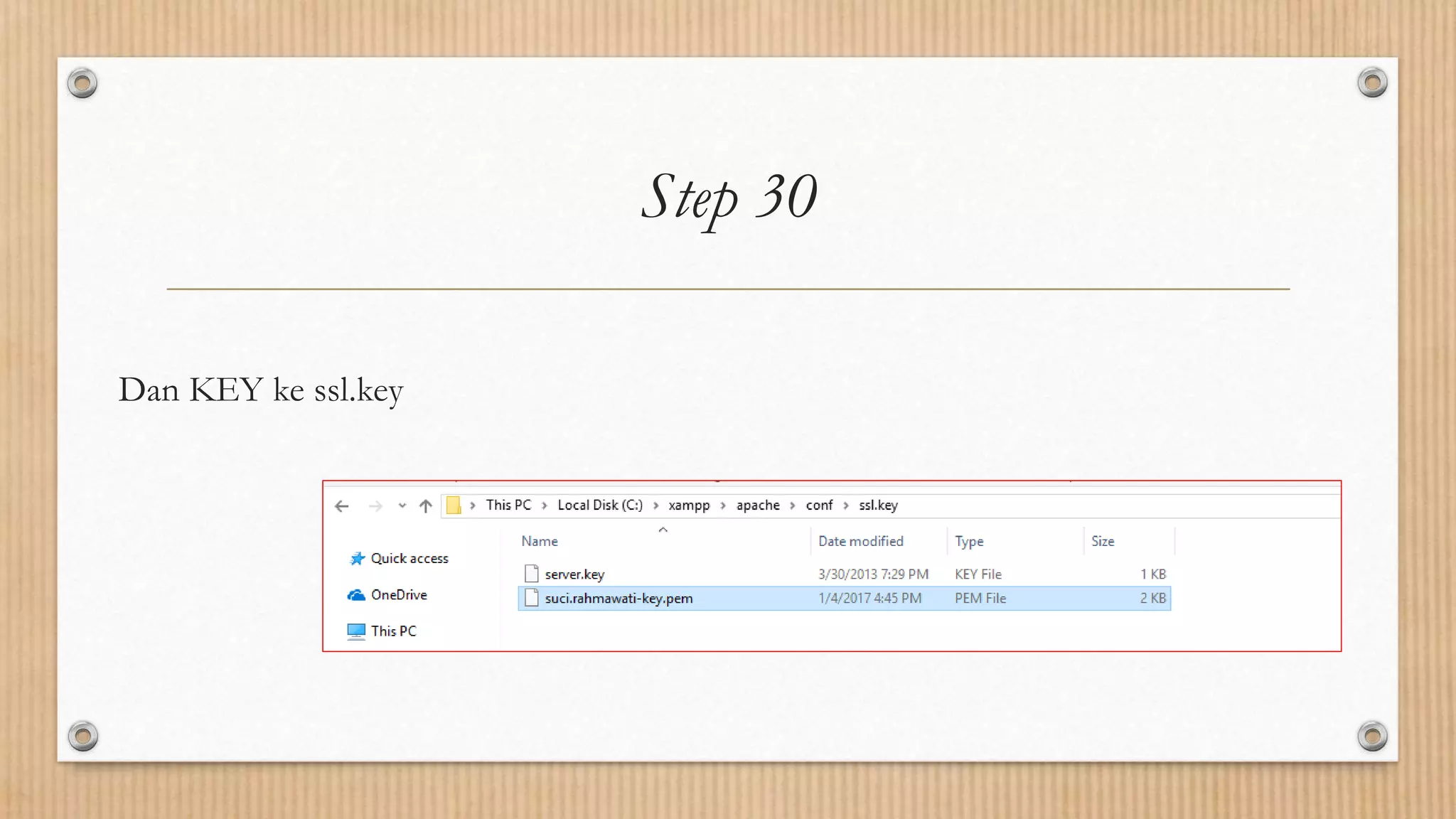 Tutorial membuat Certificate Authority menggunakan Virtual host + ssl | PPT