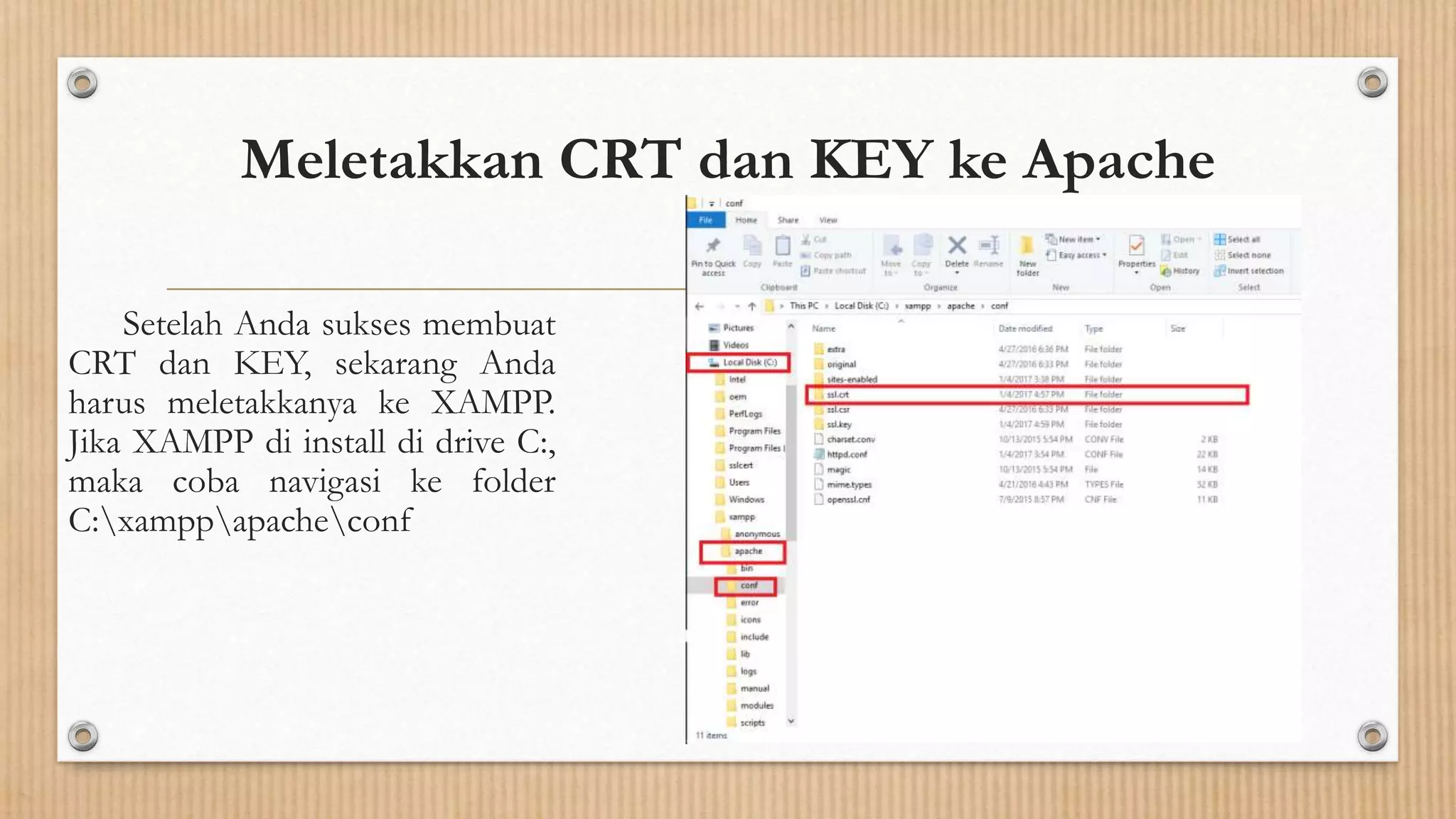 Tutorial membuat Certificate Authority menggunakan Virtual host + ssl | PPT