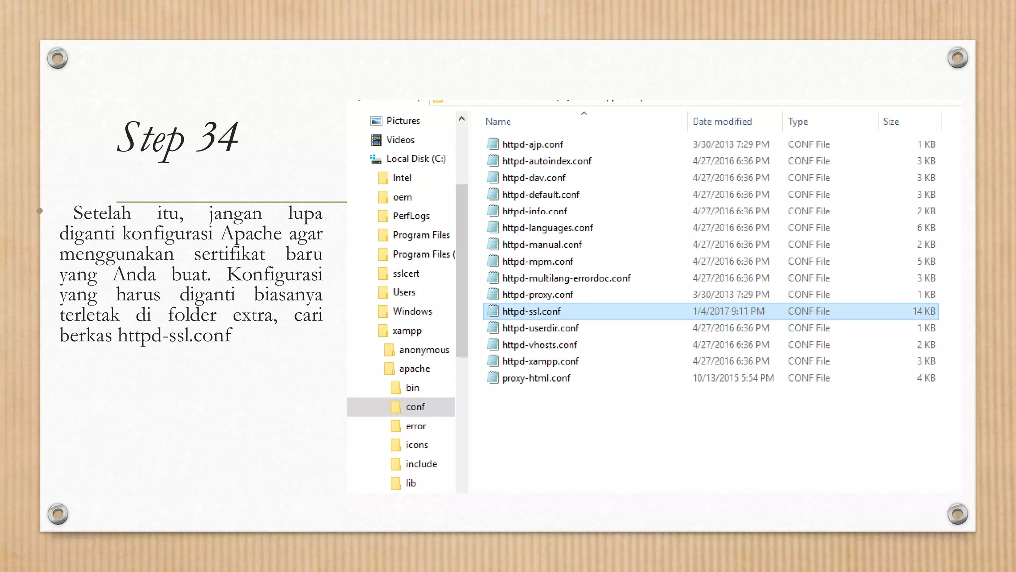Tutorial membuat Certificate Authority menggunakan Virtual host + ssl | PPT