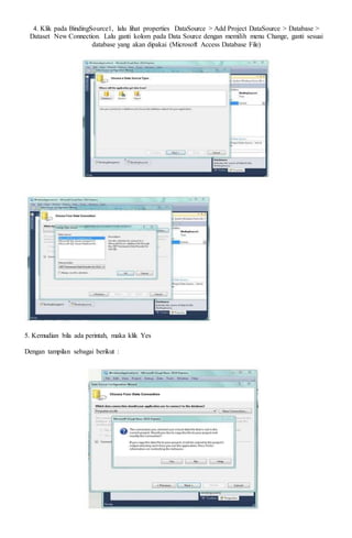 Tutorial Membuat Database Menggunakan Vb Docx