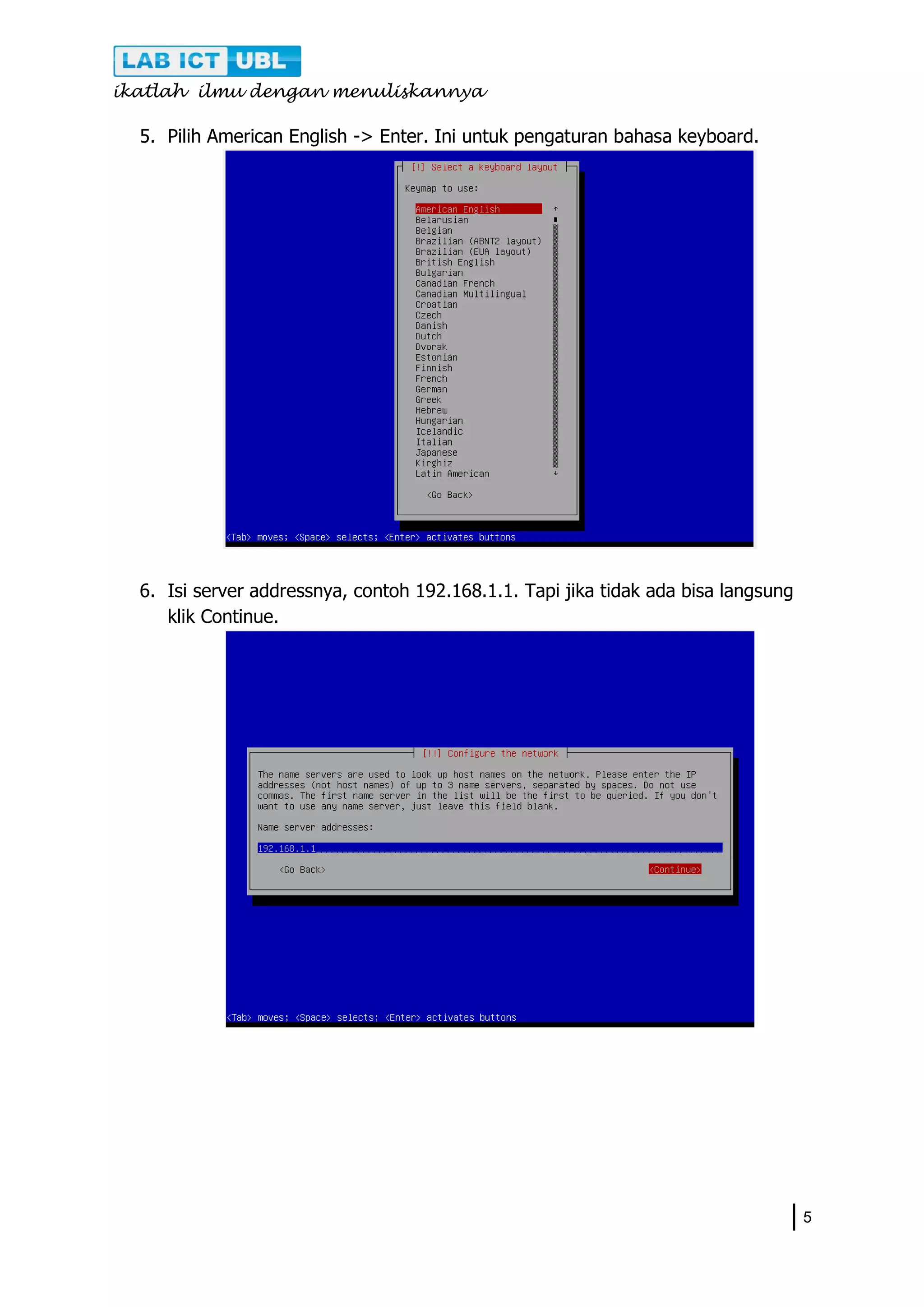 Tutorial membuat data center dengan samba di linux debian | PDF