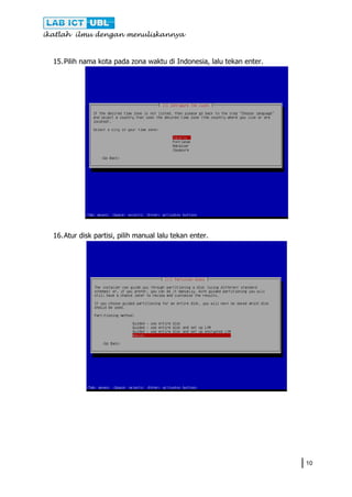 Tutorial membuat data center dengan samba di linux debian | PDF