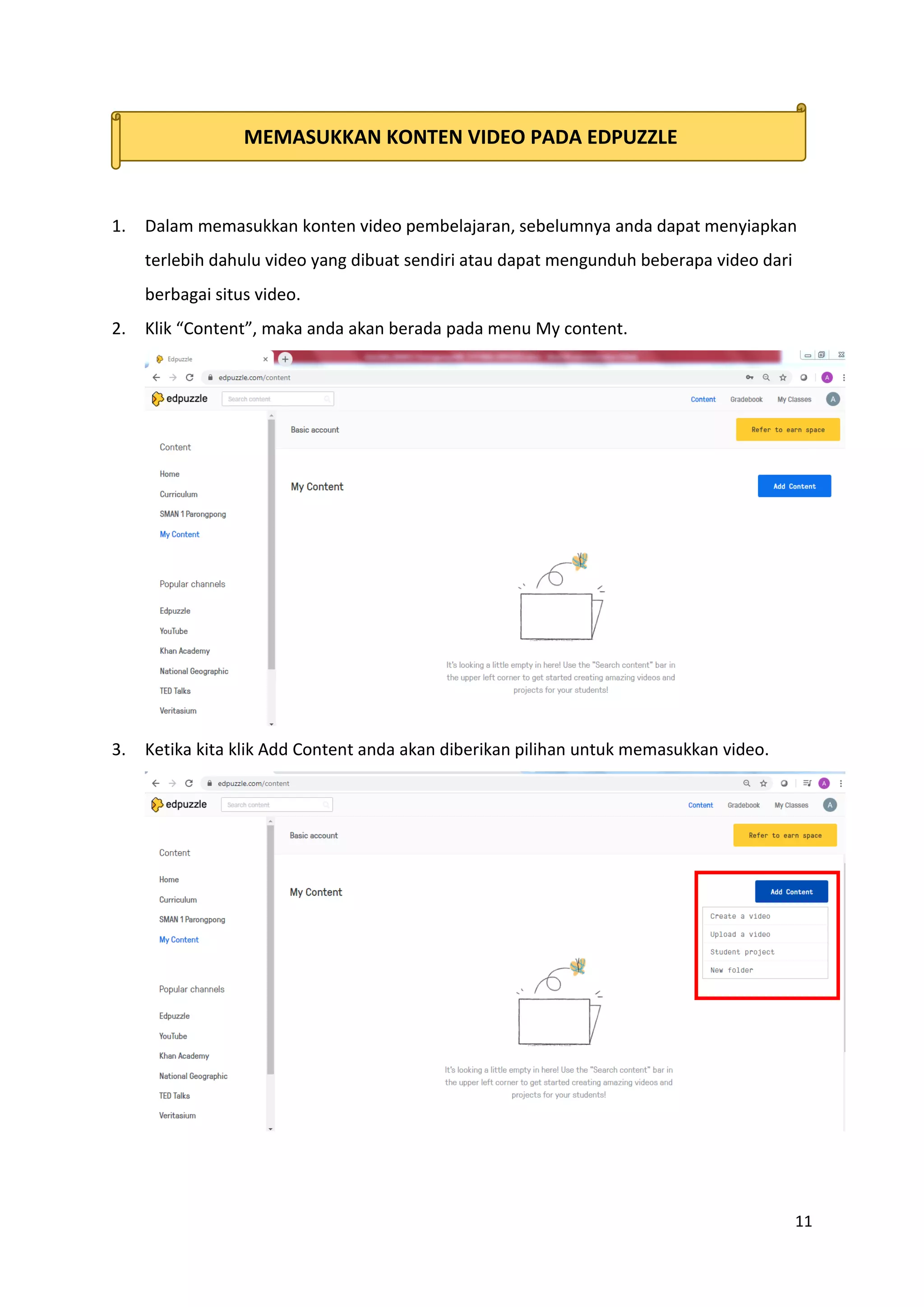 Tutorial Membuat Edpuzzle | PDF