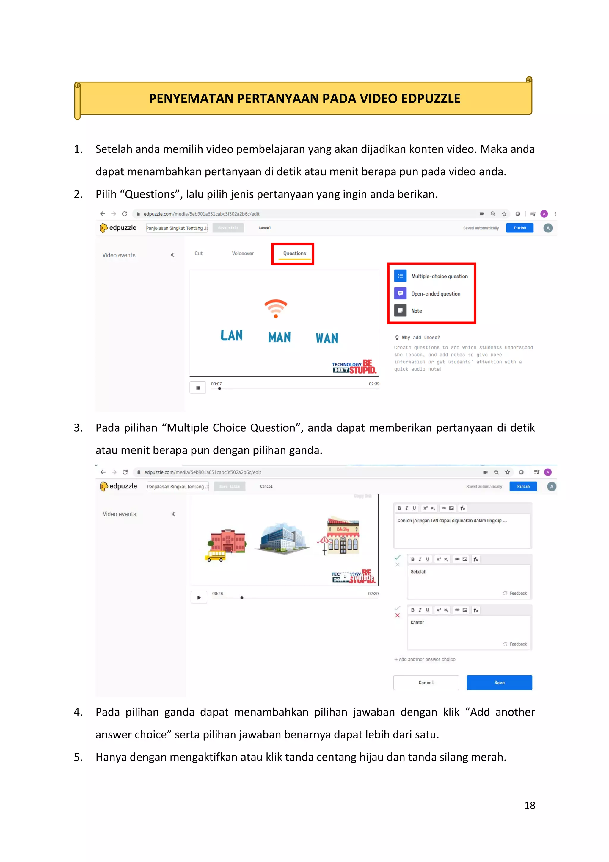 Tutorial Membuat Edpuzzle | PDF