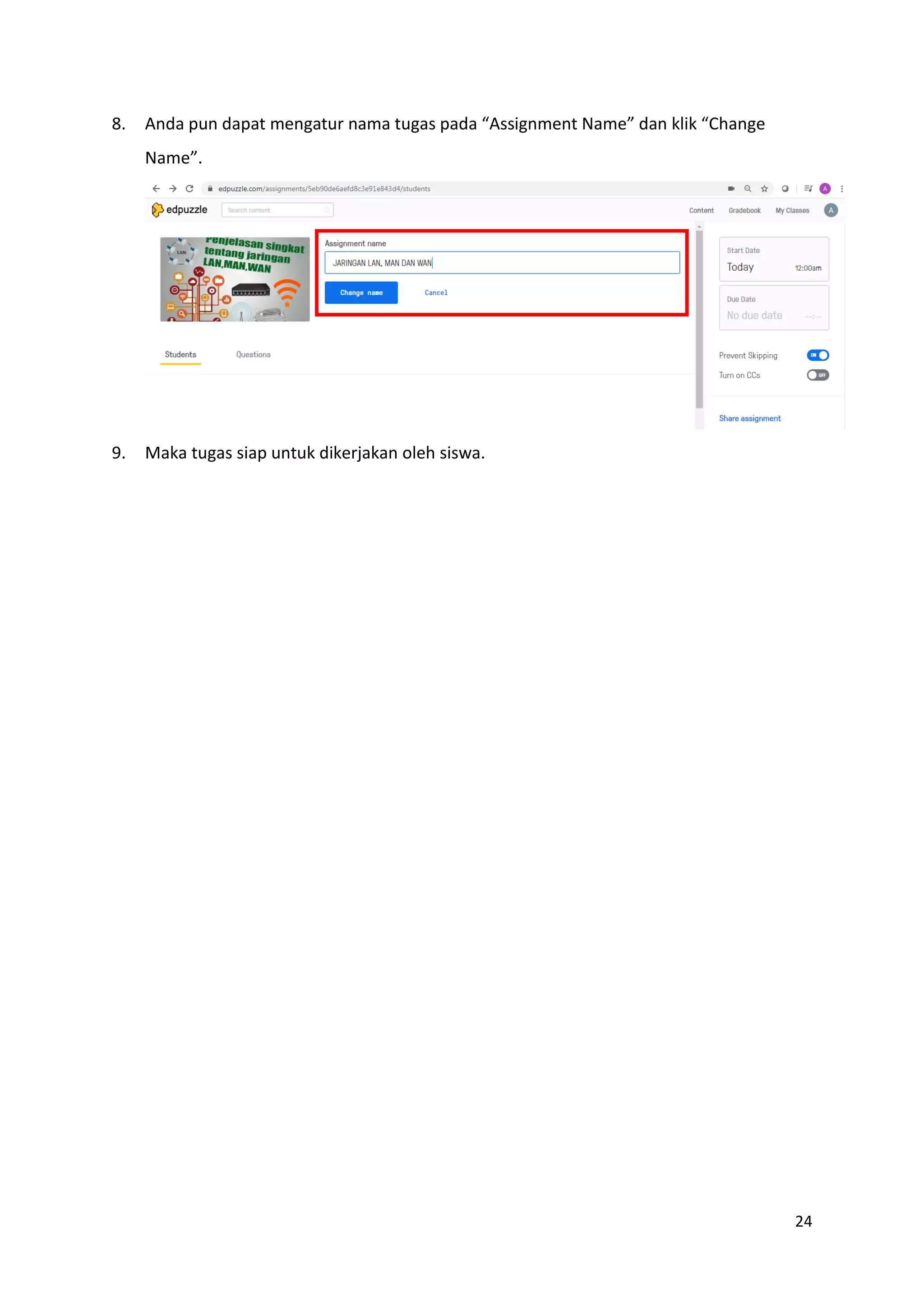 Tutorial Membuat Edpuzzle | PDF