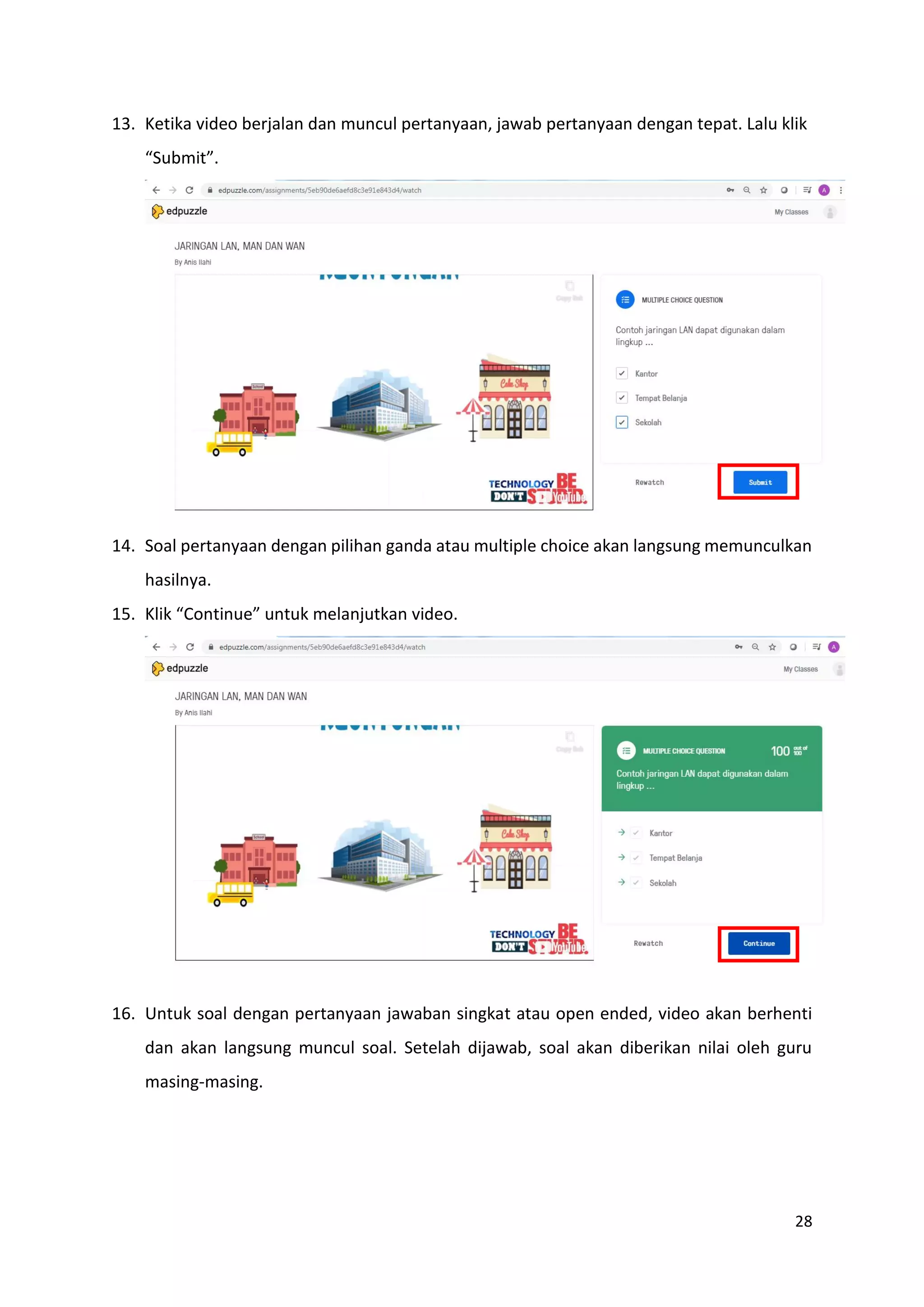 Tutorial Membuat Edpuzzle | PDF