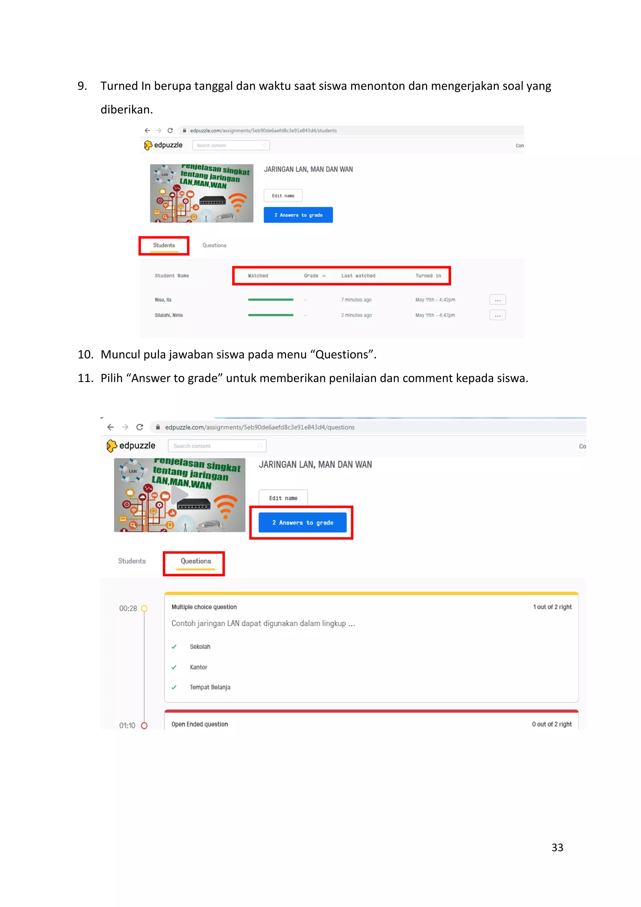 Tutorial Membuat Edpuzzle | PDF