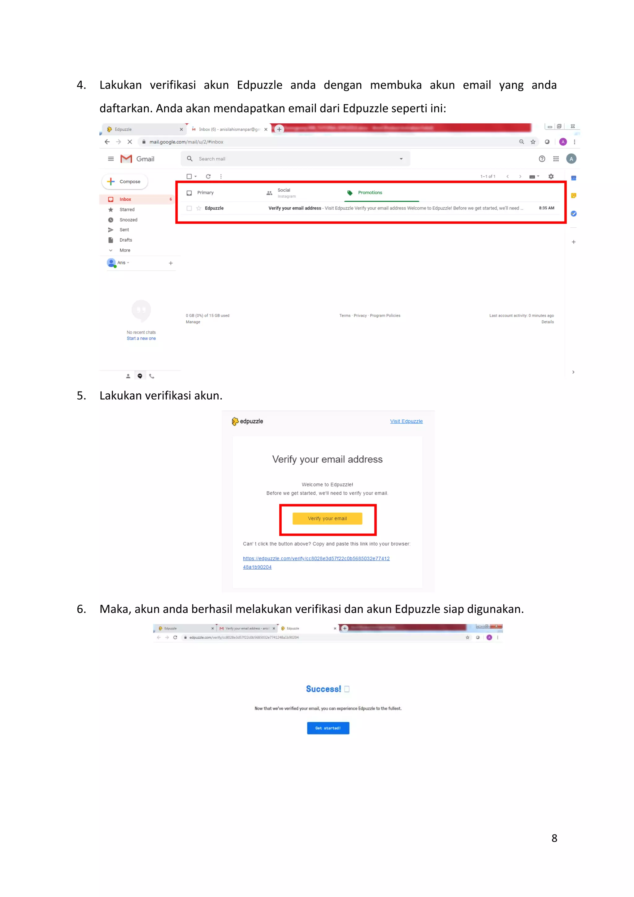 Tutorial Membuat Edpuzzle | PDF